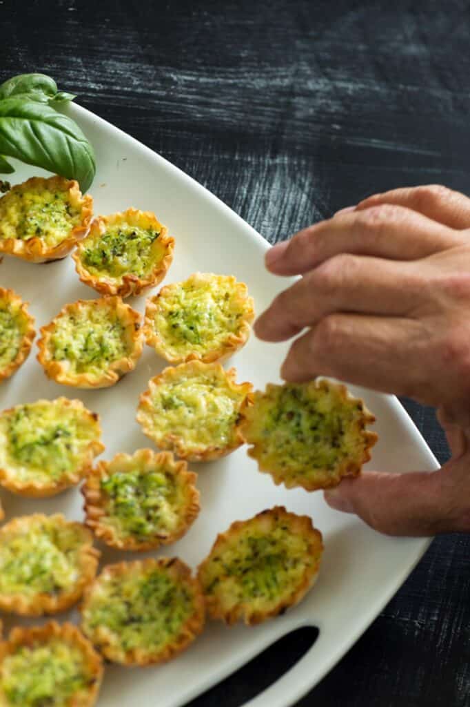 Mini Zucchini Appetizer Quiches - Butter & Baggage
