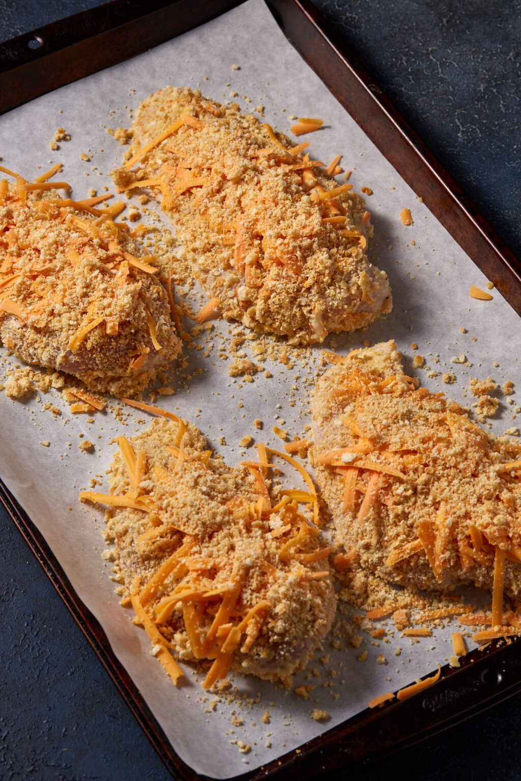 Crispy Baked Buttermilk Ritz Cracker Chicken - Butter & Baggage