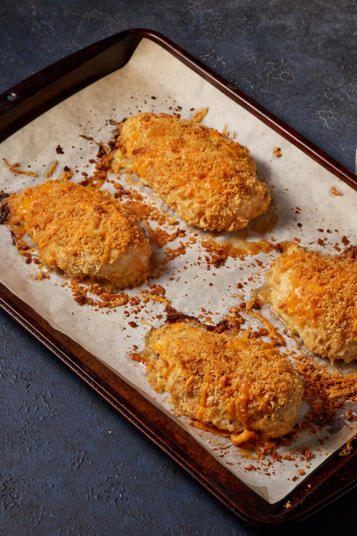 Crispy Baked Buttermilk Ritz Cracker Chicken - Butter & Baggage