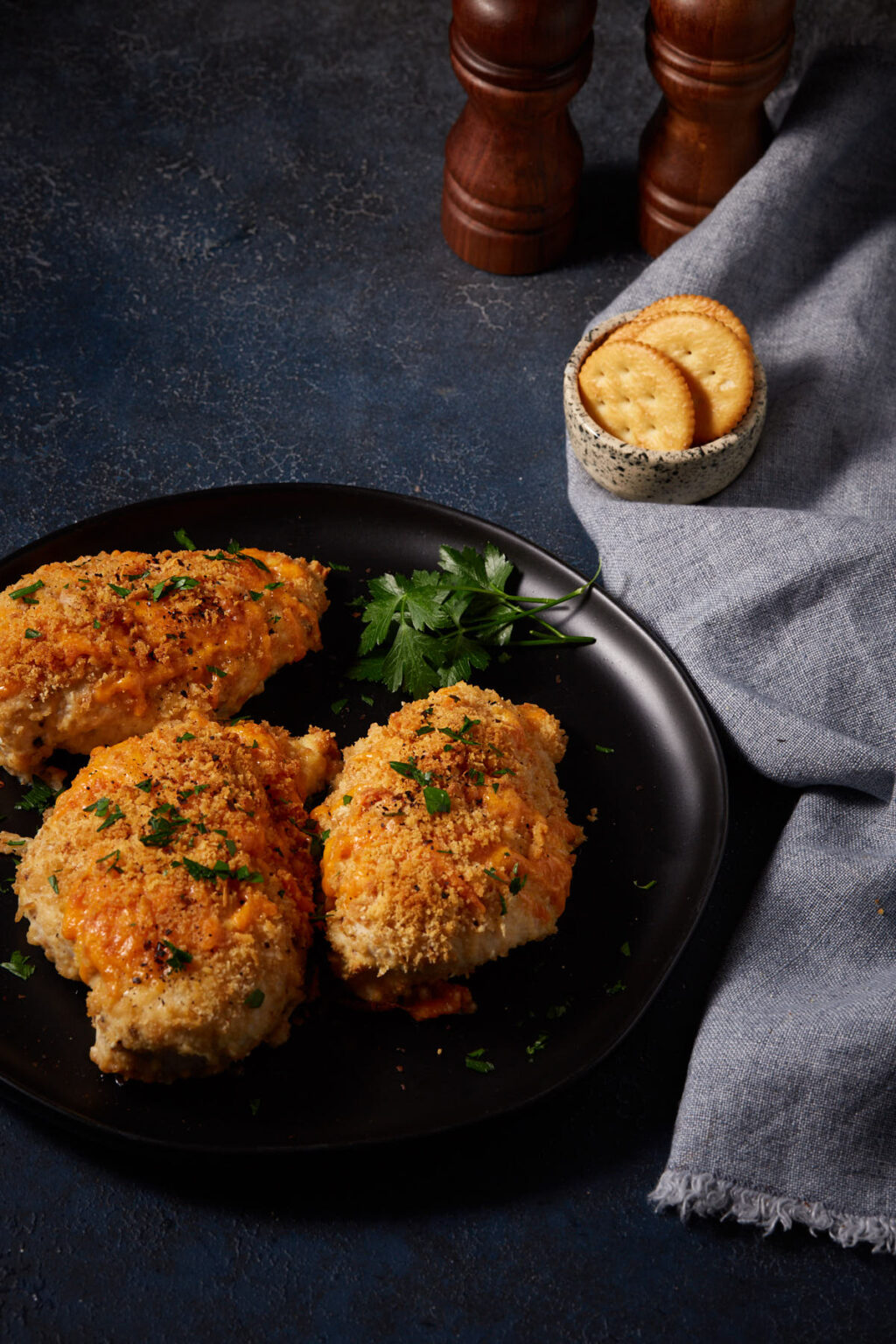 Crispy Baked Buttermilk Ritz Cracker Chicken - Butter & Baggage