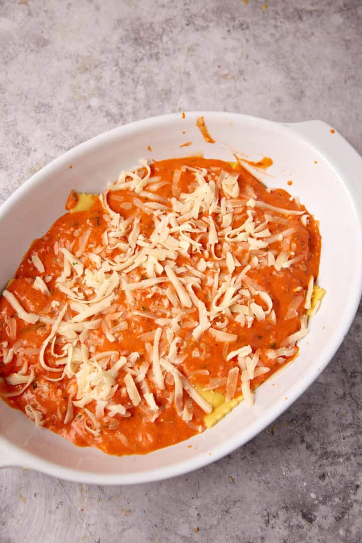 Baked Ravioli - simple weeknight dinner! - Butter & Baggage