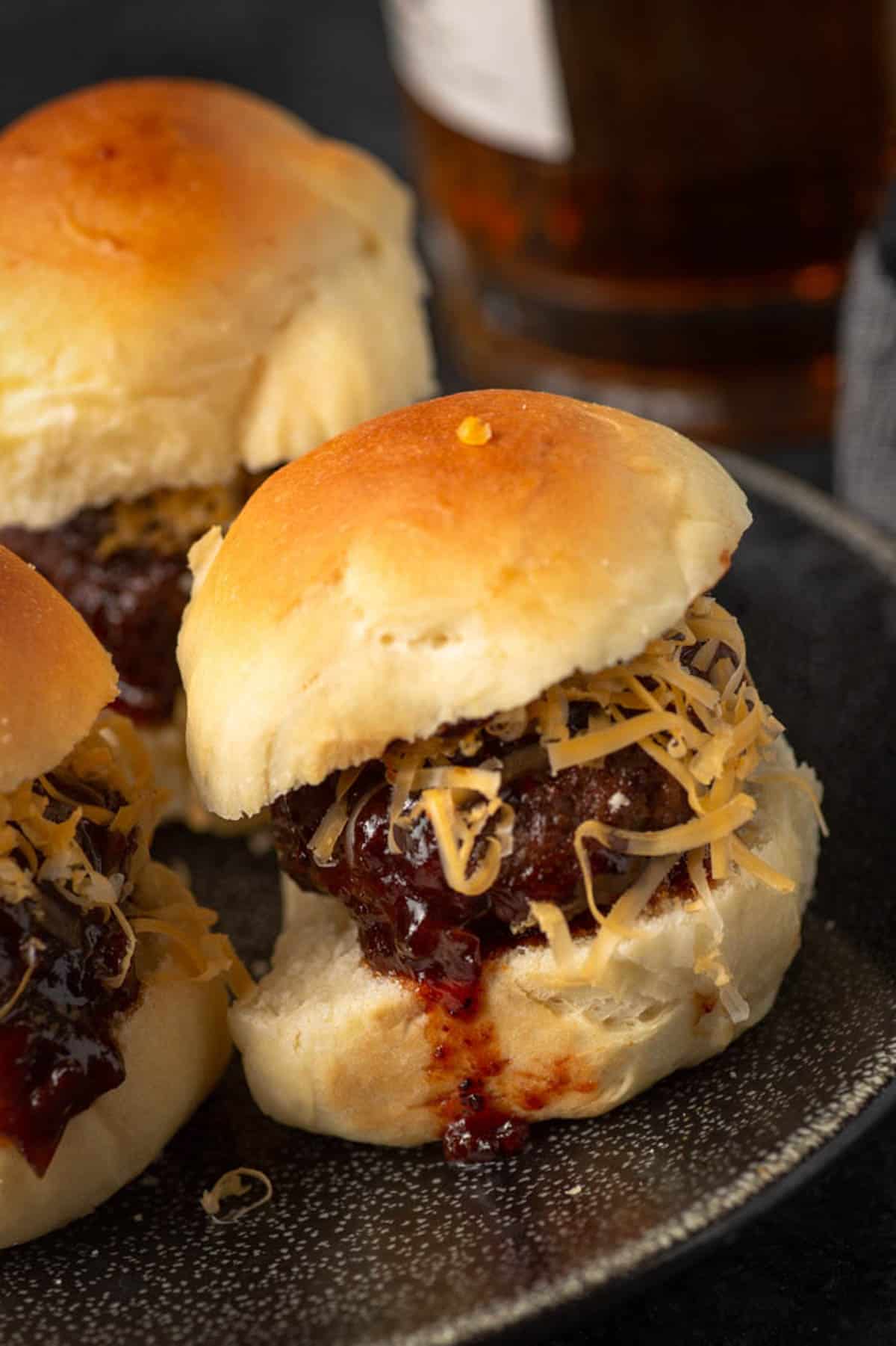 Bourbon BBQ Hamburger Sliders - Butter & Baggage