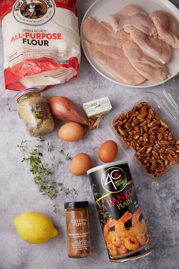Nut-Crusted Chicken with Lemon and Thyme - Butter & Baggage