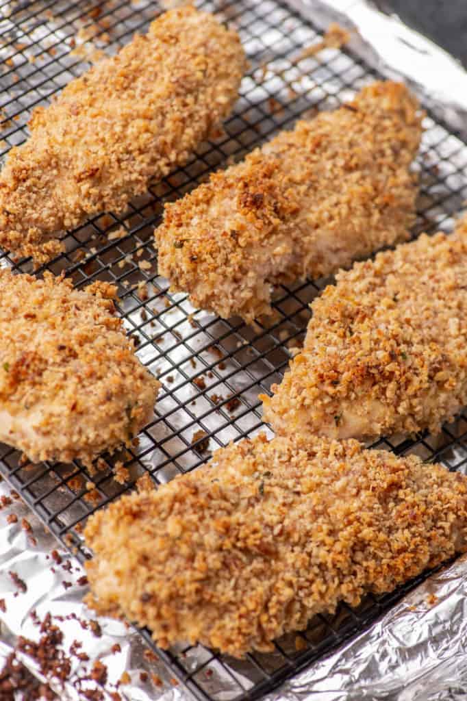 Nut-Crusted Chicken with Lemon and Thyme - Butter & Baggage