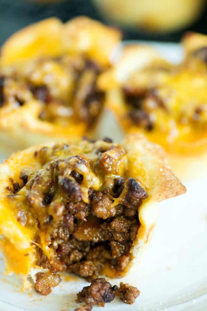 Barbecue Cups with Pizza or Biscuit Dough - Butter & Baggage