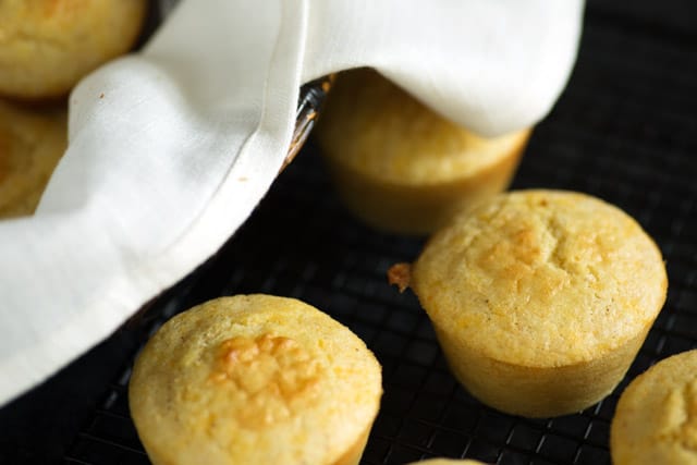 Spoon Bread Muffins - Butter & Baggage