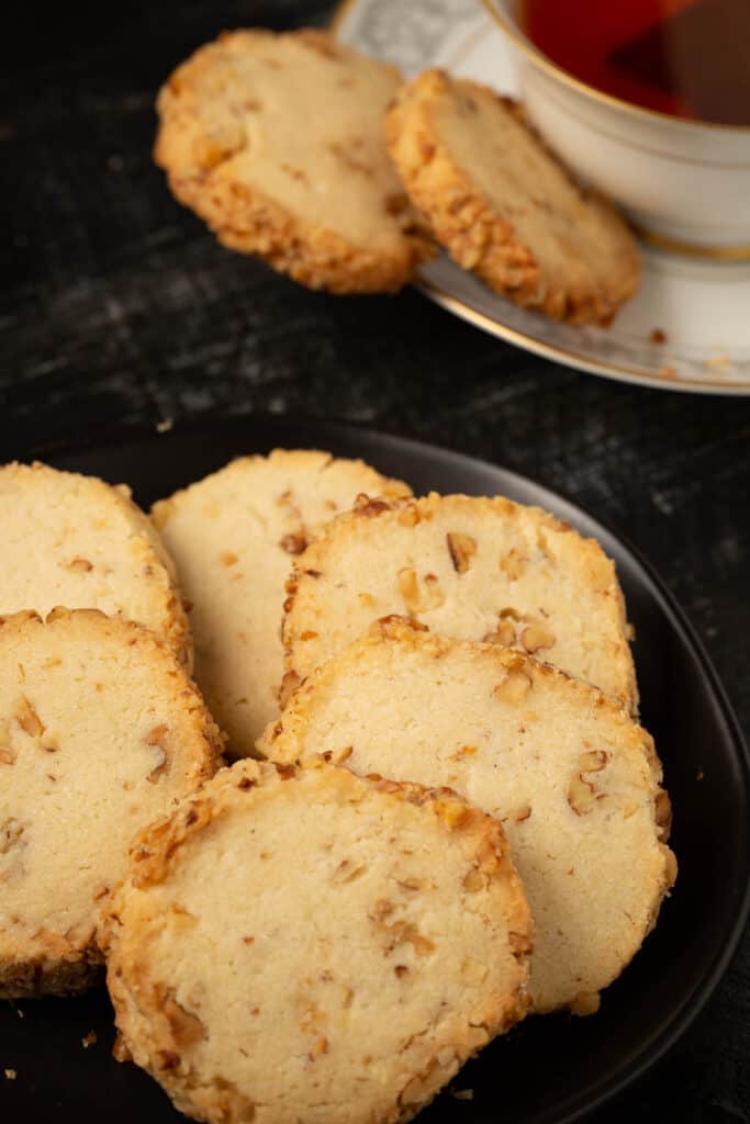 Walnut Cookies Recipe - A Delicious Nutty Shortbread - Butter & Baggage