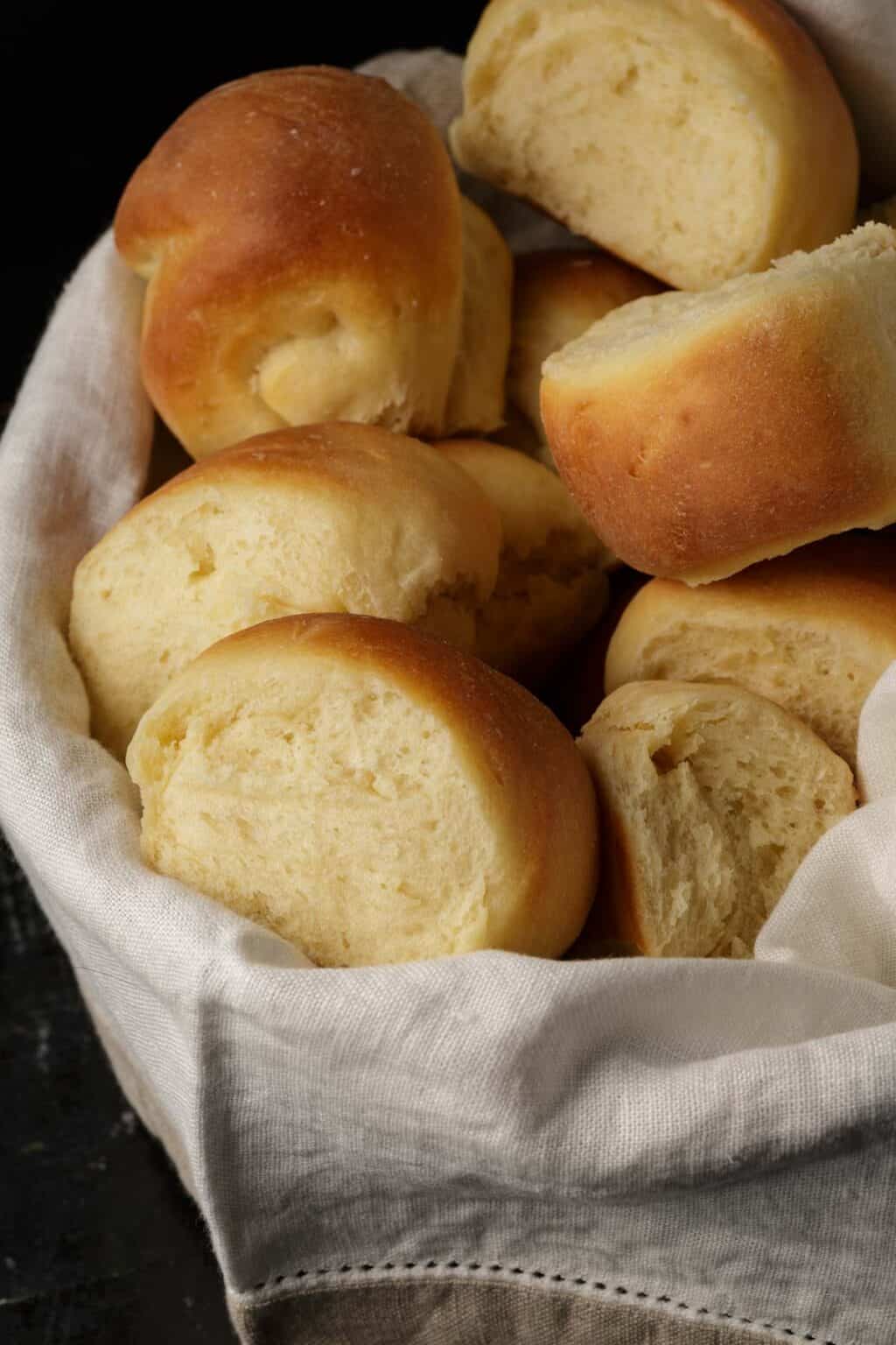 Soft, Buttery Parker House Rolls (Easy One‑Rise Yeast Rolls)- Butter & Baggage