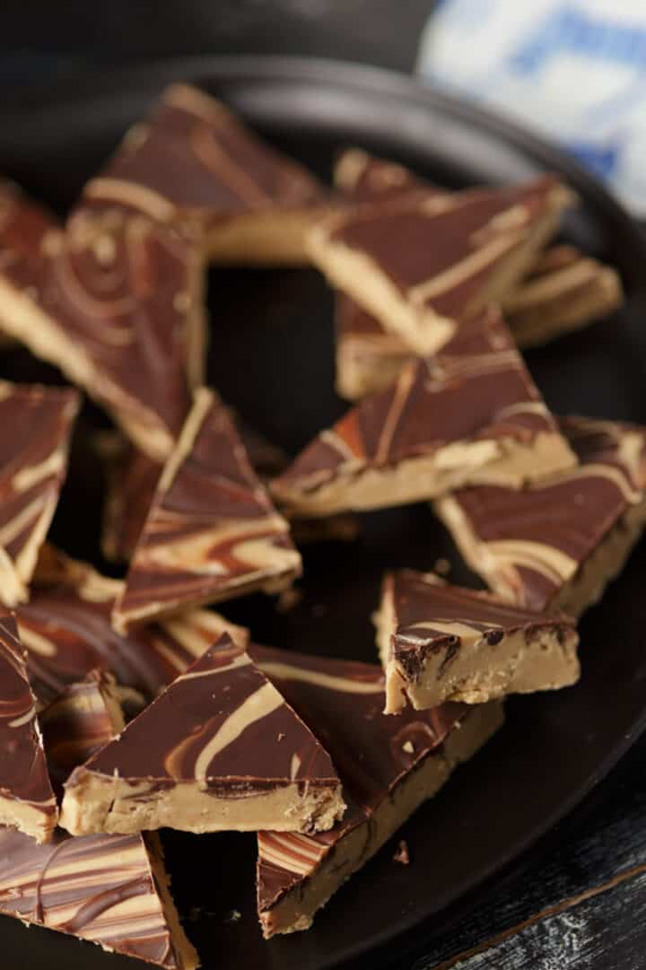 Tiger Butter - Peanut Butter & Chocolate Bark - Butter & Baggage