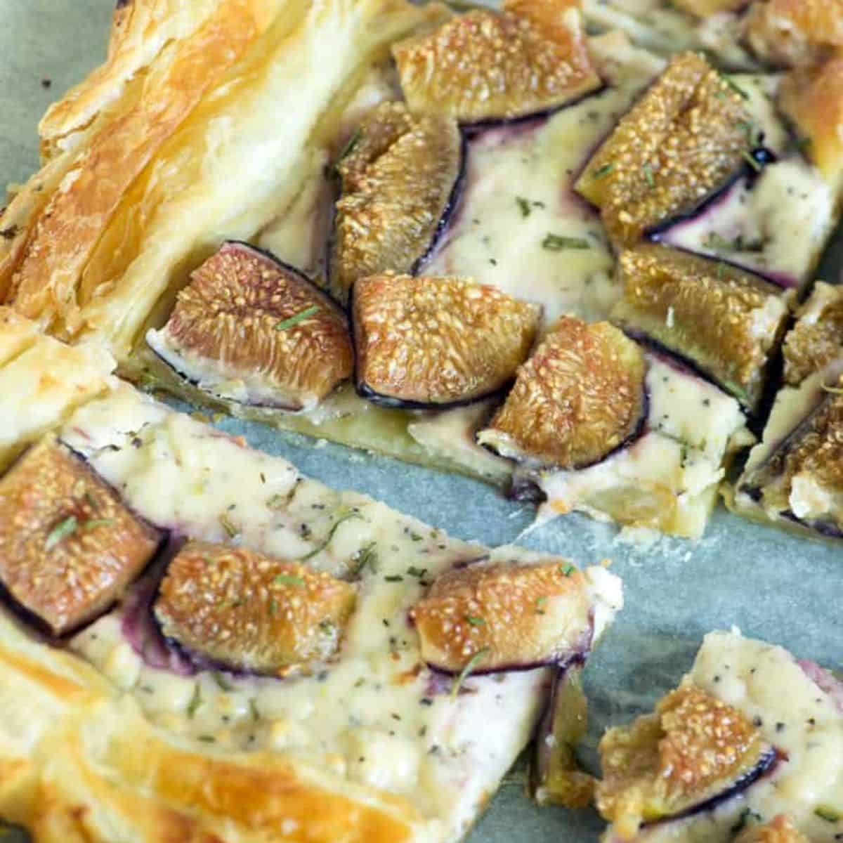 Goat Cheese and Fig Tart - Butter & Baggage