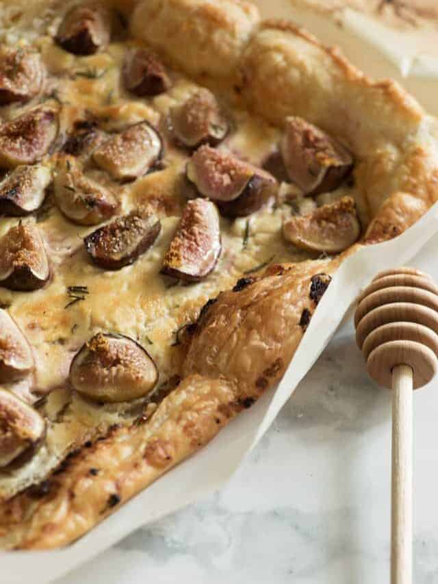 10 Minutes To A Fig & Goat Cheese Tart - Butter & Baggage