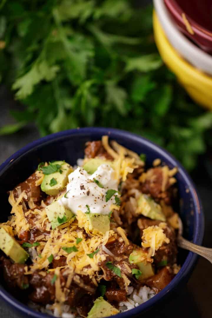 Chili with Chocolate - smooth & spicy!- Butter & Baggage