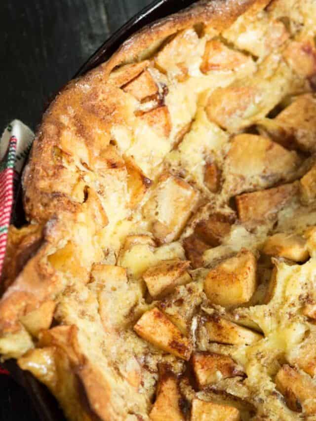 Make an Impressive Dutch Apple Baby Pancake to Share - Butter & Baggage