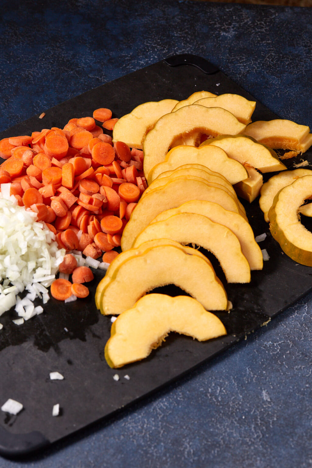 One-Pan Maple Glazed Chicken and Acorn Squash Dinner- Butter & Baggage