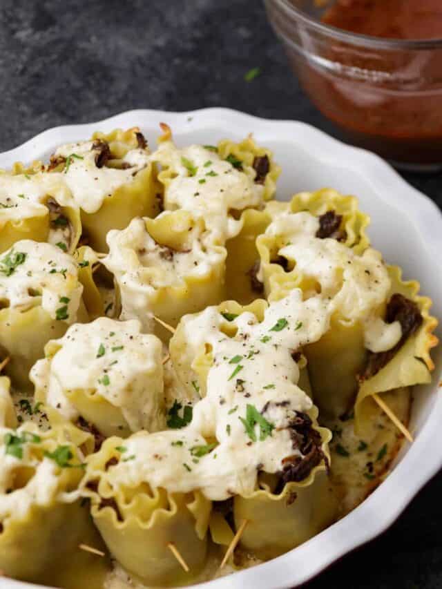 Short Rib Creamy Manicotti Dinner - Butter & Baggage