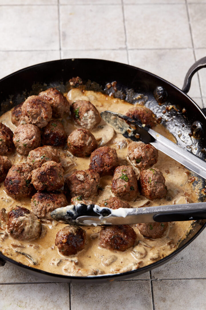 30 Minute Meatball Stroganoff - Butter & Baggage