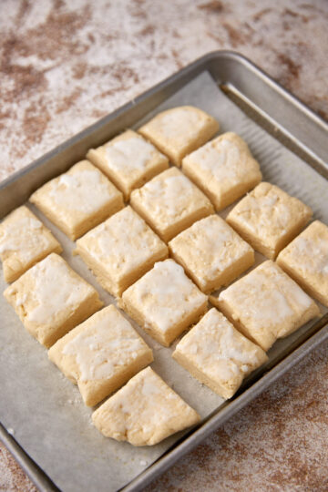 Square Buttermilk Biscuits (Tall & Flaky) - Butter & Baggage