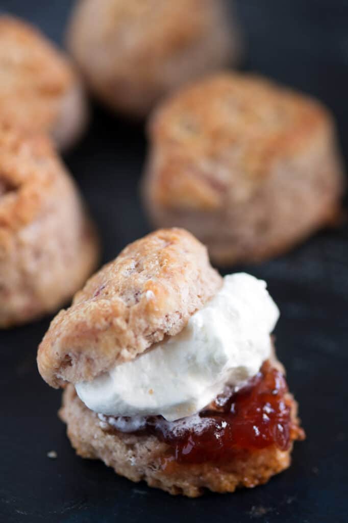 Tall & Flaky Strawberry Buttermilk Biscuits - Butter and Baggage