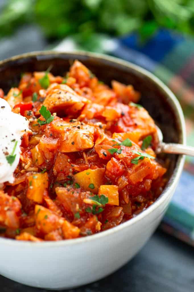 Chicken Chili a healthy chili or soup - Butter & Baggage