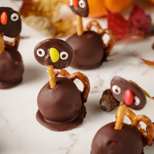 Turkey Oreo Balls (Thanksgiving Truffles) - Butter & Baggage