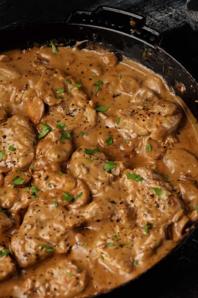 One-Pan Pork Marsala for Weeknight Dinners - Butter & Baggage