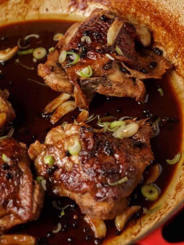 Tender Chicken Adobo Easy Dinner - Butter & Baggage