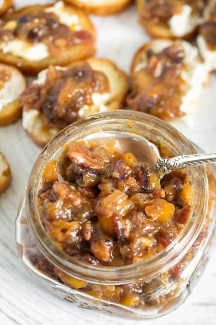 Bacon Jam Recipe with Peaches - Butter & Baggage