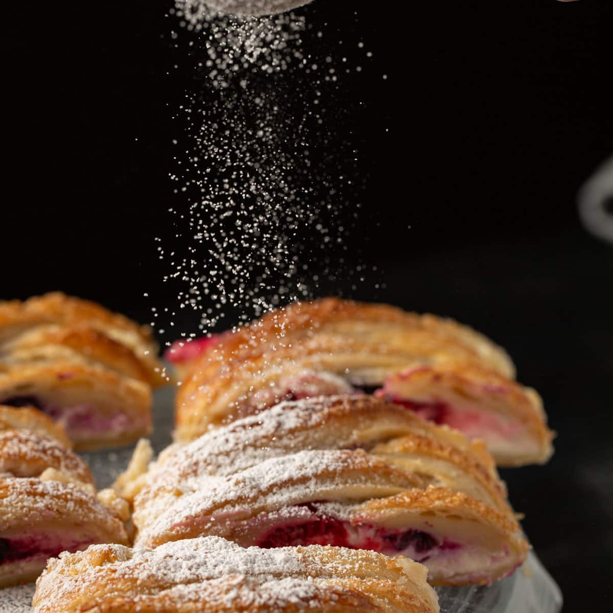 Cream Cheese Puff Pastry Braid with Berries - Butter & Baggage