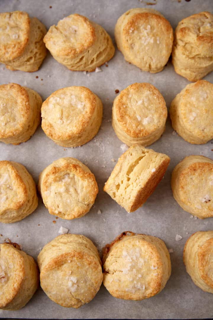 Square Buttermilk Biscuits (Tall & Flaky) - Butter & Baggage