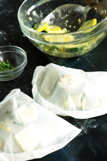 Vegetables cooked in parchment paper - Butter & Baggage