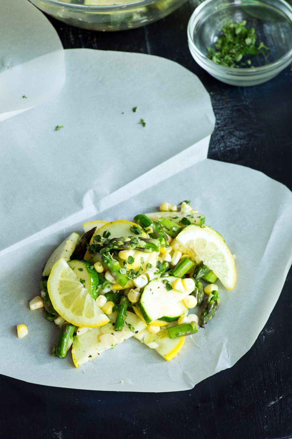 Vegetables cooked in parchment paper - Butter & Baggage