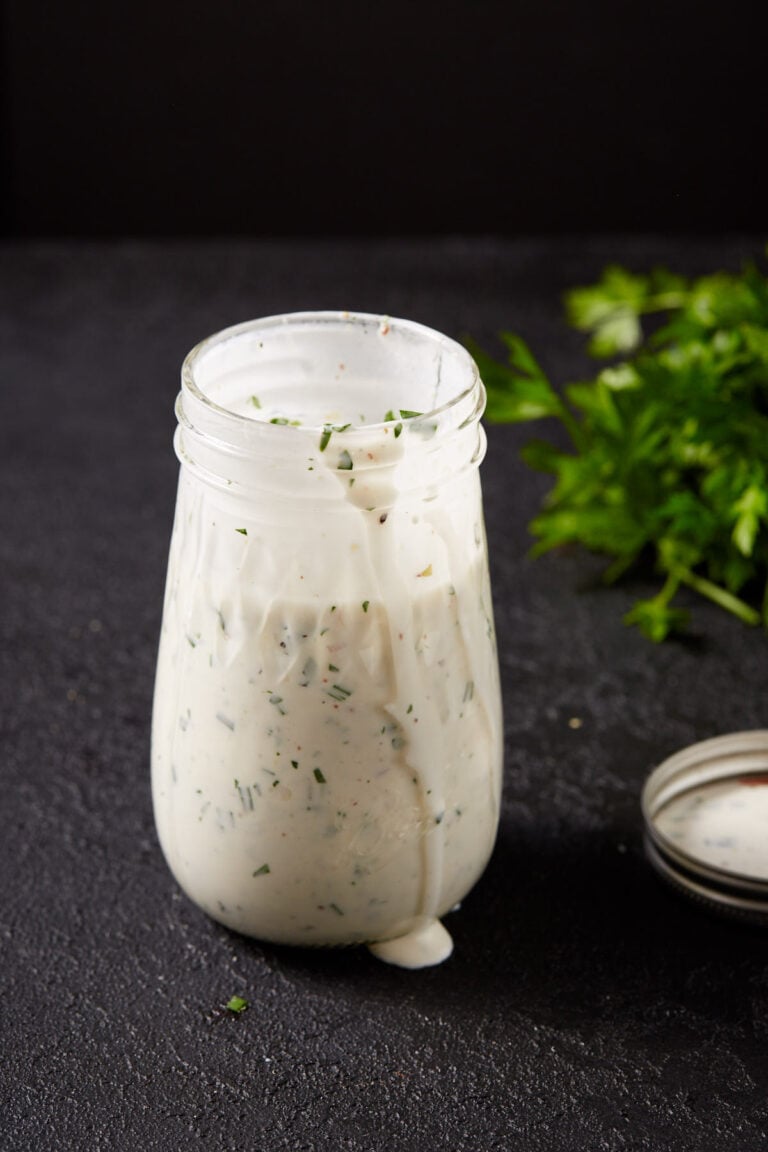 10 Minute Creamy Buttermilk Ranch Dressing - Butter & Baggage