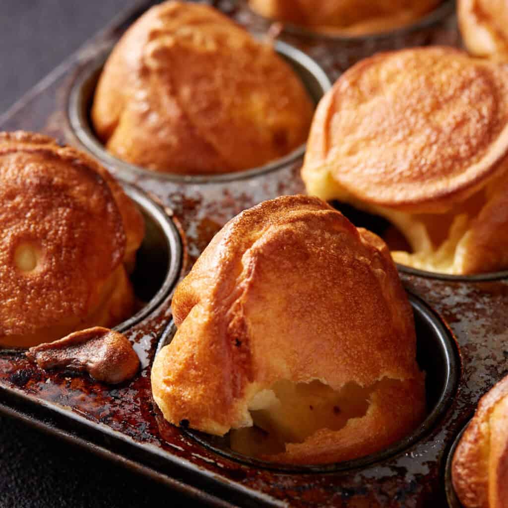 Light & Airy Popovers or Yorkshire Pudding - Butter & Baggage