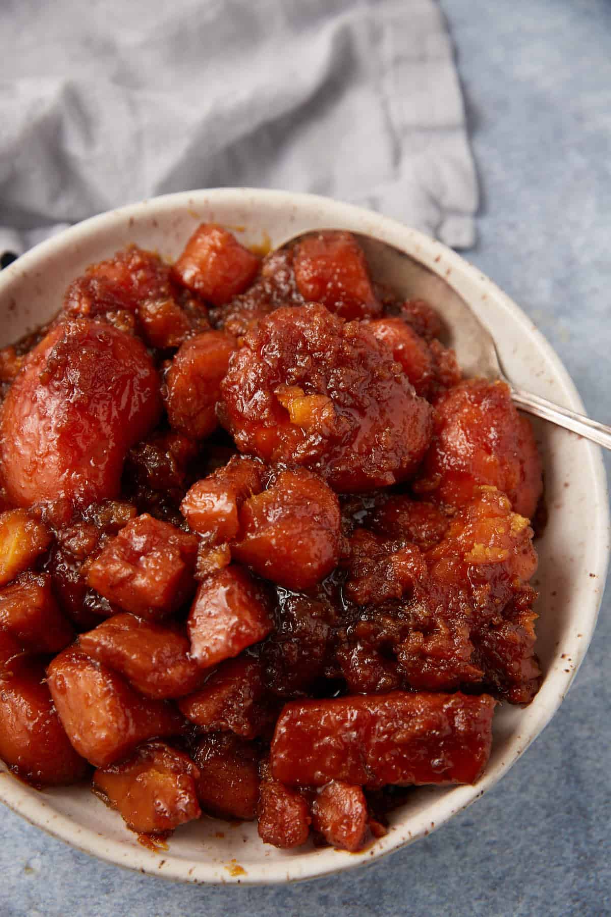 Stovetop Candied Yams With Canned Sweet Potaotes - Butter & Baggage