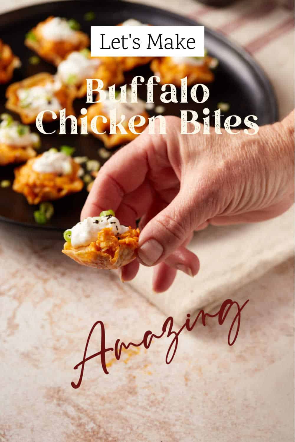 Baked Buffalo Chicken Bites - Butter & Baggage