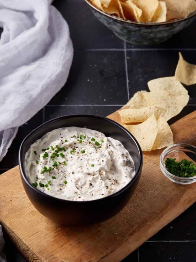 Homemade French Onion Dip - Butter & Baggage