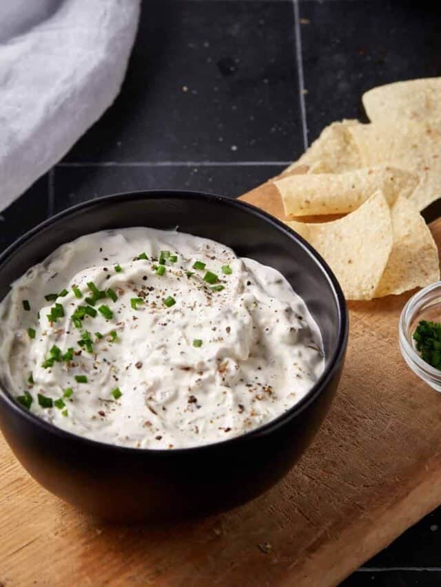 A No Fail Onion Dip That Gets Better Overnight - Butter & Baggage