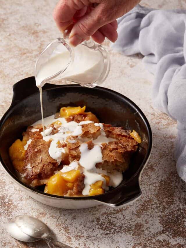 Easy to Make Father's Day Dessert with Peaches - Butter & Baggage