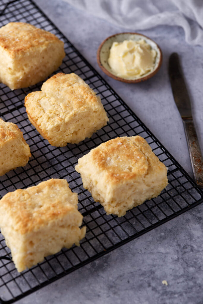 Tender and Flaky 7-Up Biscuits with Sour Cream - Butter & Baggage