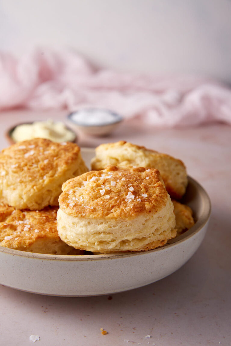 Tender and Flaky 7-Up Biscuits with Sour Cream - Butter & Baggage