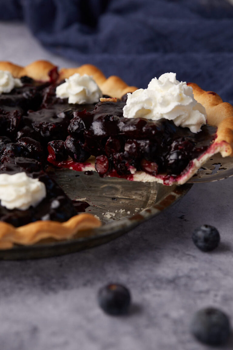 Fresh Blueberry Pie Recipe That Is Not Runny - Butter & Baggage