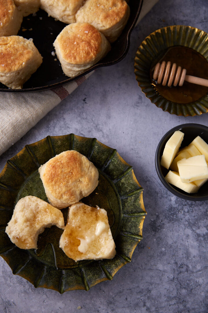 Lighter Than Air Angel Biscuits with Yeast - Butter & Baggage