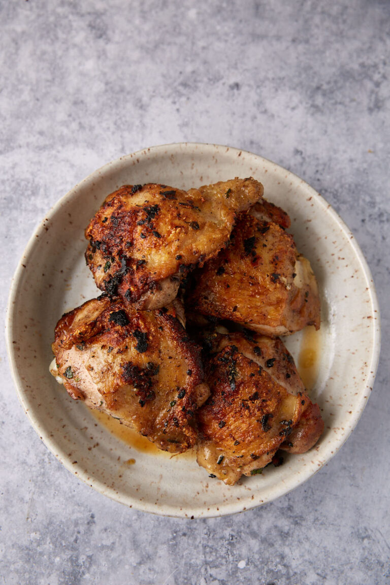 Skillet Chicken and Couscous with Roasted Carrots - Butter & Baggage