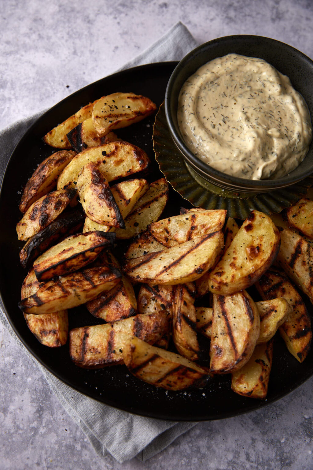Grilled Potato Wedges in Just 20 Minutes - Butter & Baggage