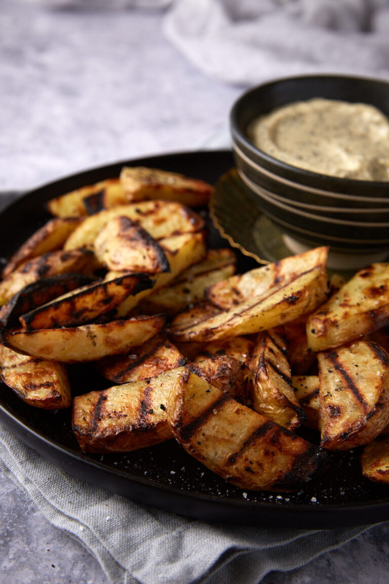 Grilled Potato Wedges in Just 20 Minutes - Butter & Baggage