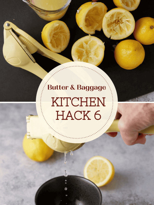 How to Juice a lemon - Butter & Baggage