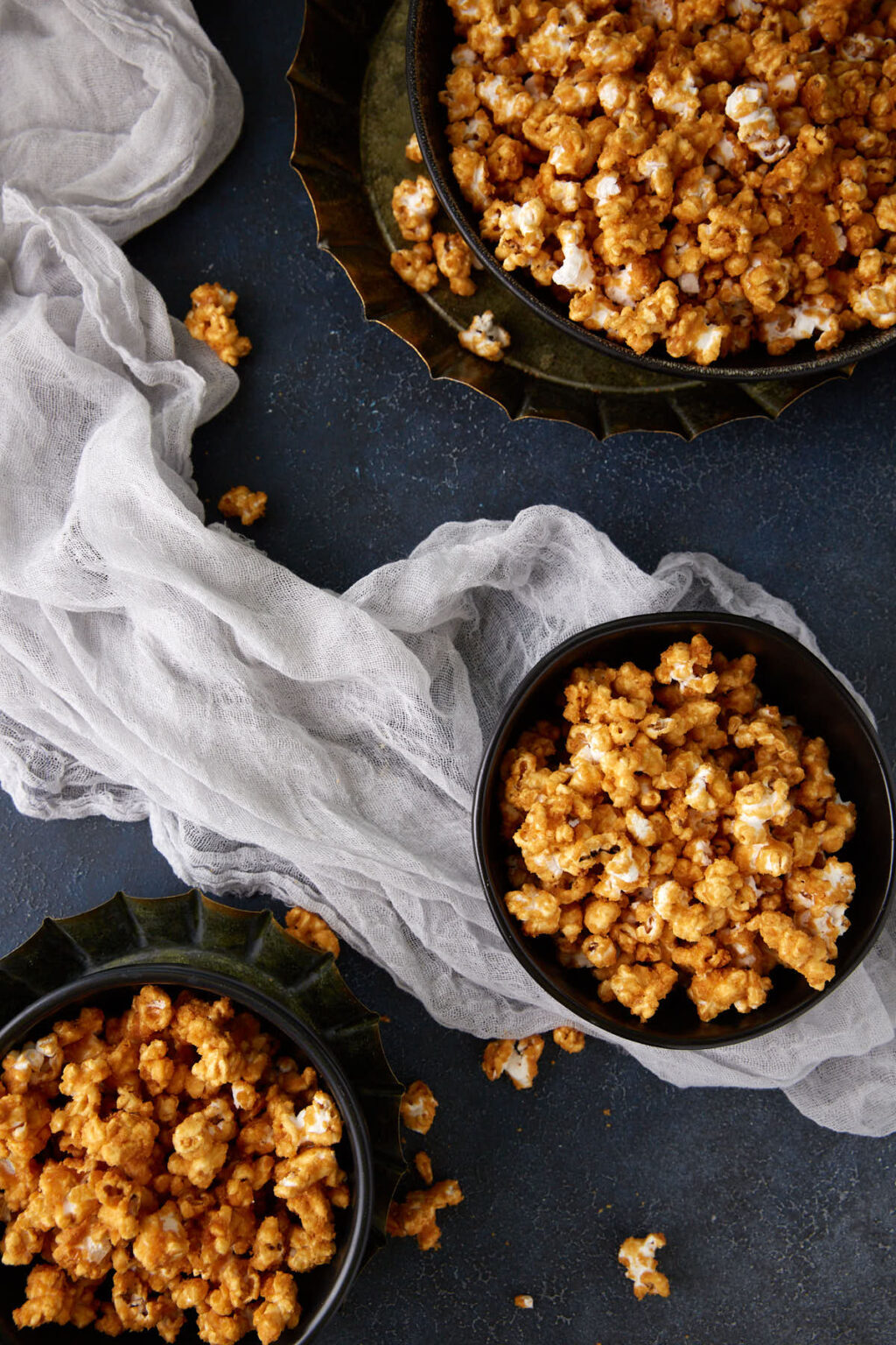 Salted Caramel Corn with Homemade Caramel - Butter & Baggage