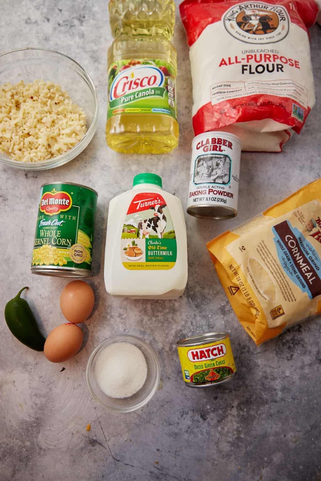 Easy Mexican Cornbread with Buttermilk and Creamed Corn - Butter & Baggage