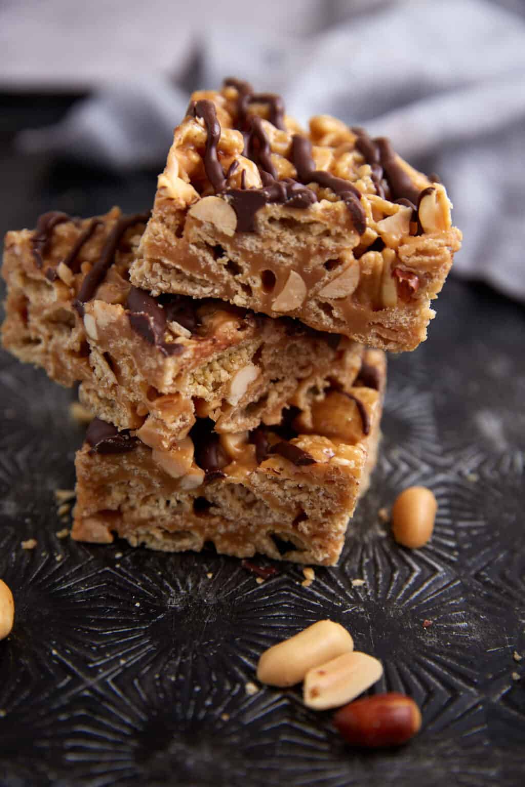 No-Bake Homemade Cereal Bars with Chex Cereal - Butter & Baggage