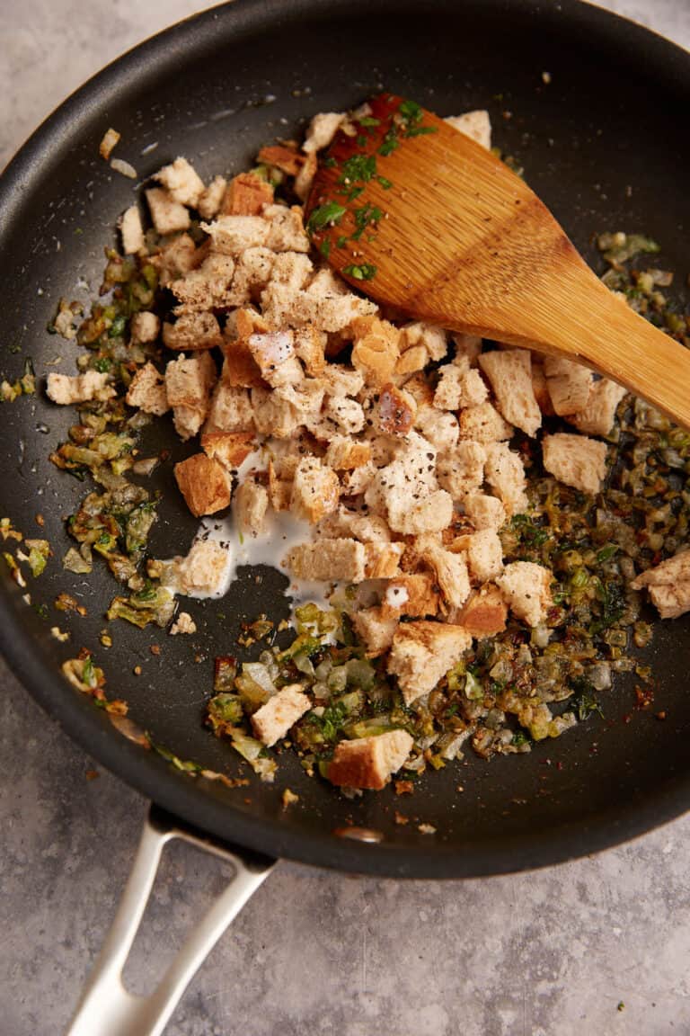 Juicy and Tender Stuffed Pork Chops With Herbed Stuffing and Gravy ...